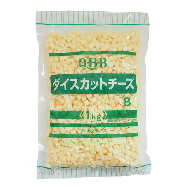 冷蔵 QBB 北海道ダイスカットチーズ8 500g｜プロフーズ オンラインストア｜家庭で作るパン・菓子の材料、世界と日本のこだわり食材